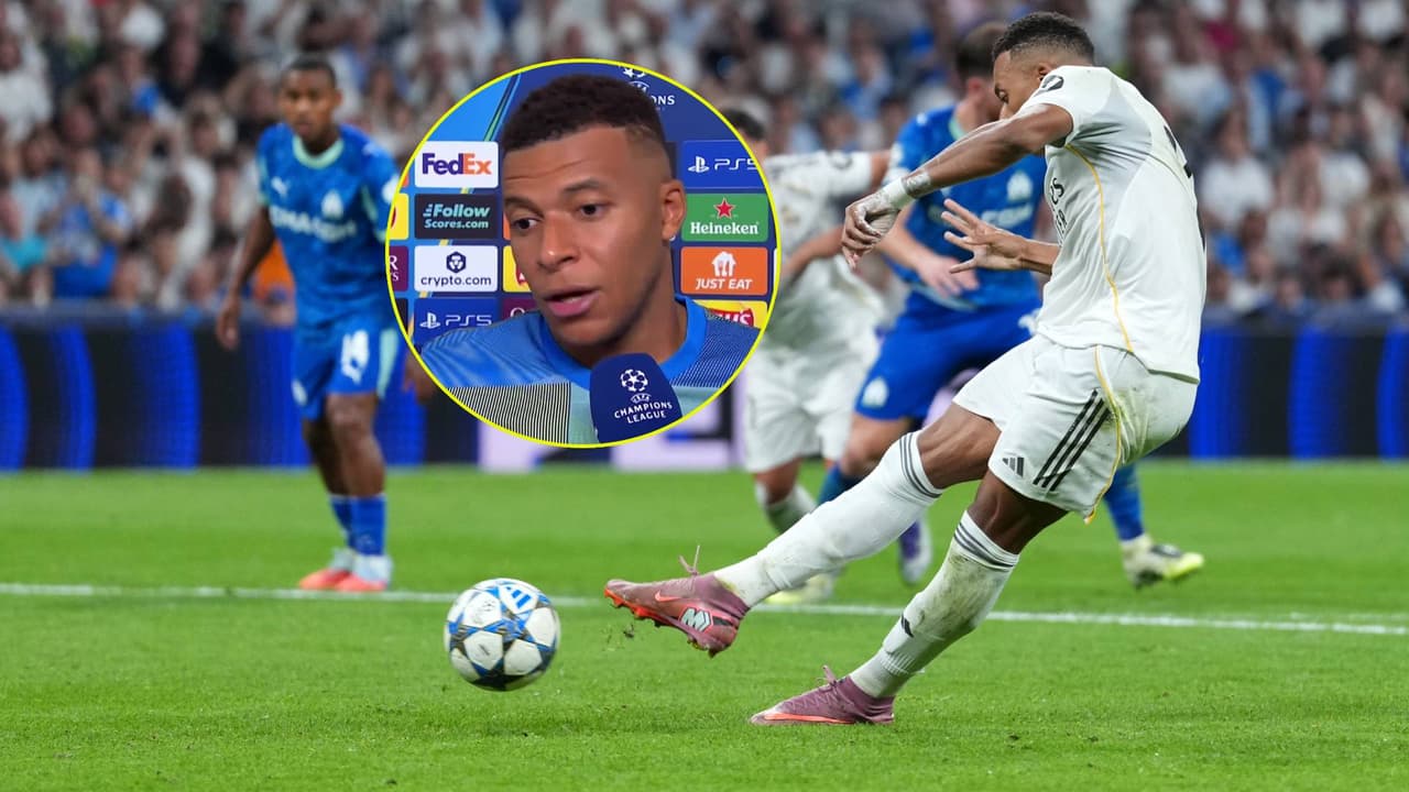 Real Madrid vs. Marsella: Kylian Mbappé habla si era o no penal en la UEFA Champions League ...