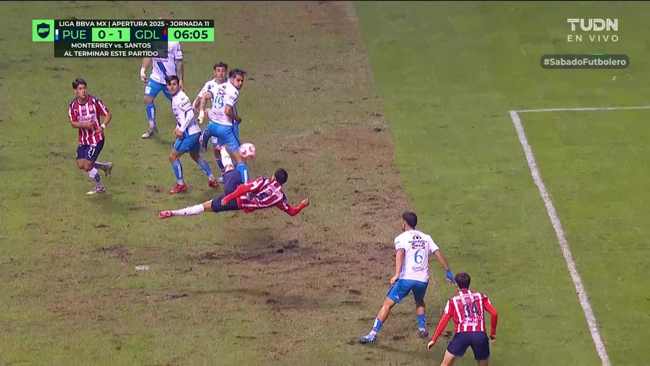 Resumen Puebla vs. Chivas: Goles y marcador del partido Jornada 11 Apertura 2025 de Liga MX ...