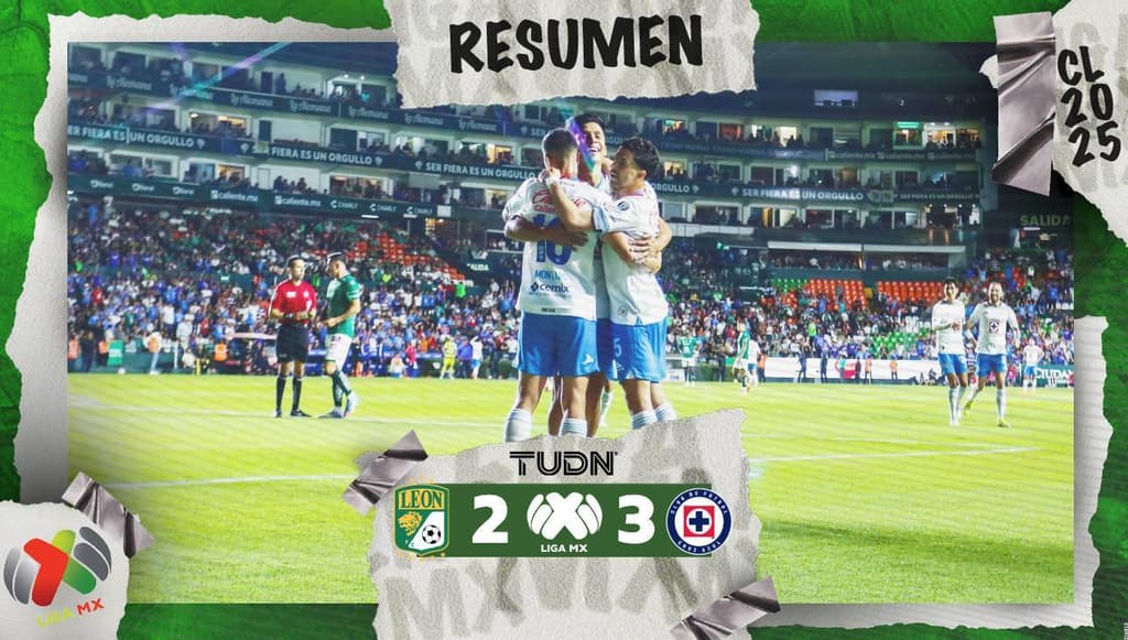 León vs. Cruz Azul: Goles, video y resultado del partido de Liga MX ...