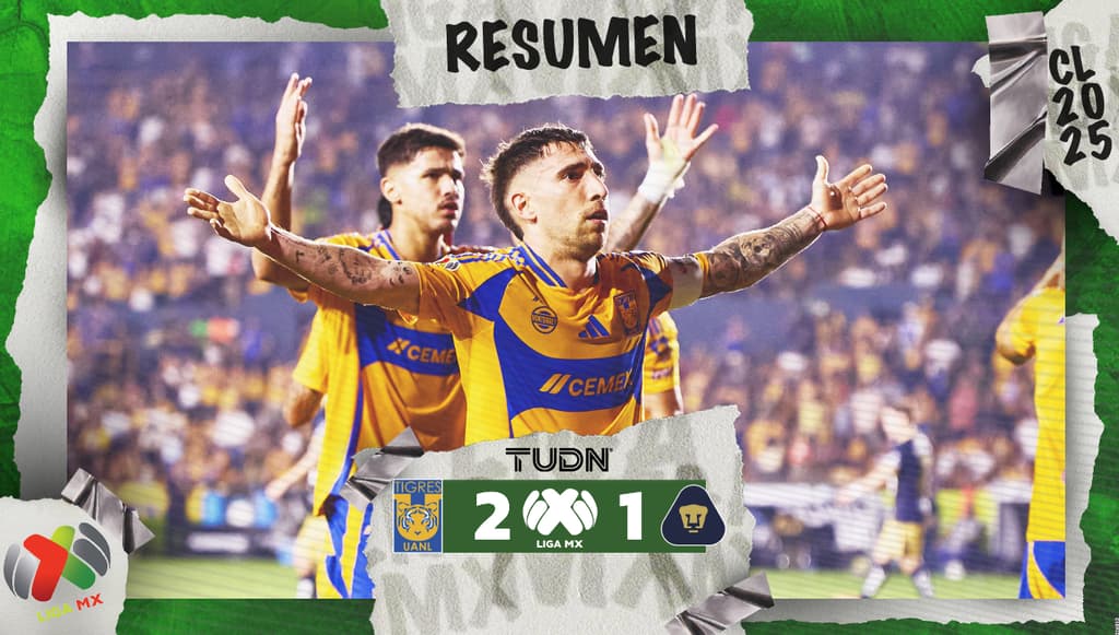 Tigres vs. Pumas: Goles, video y resultado del partido de Liga MX ...