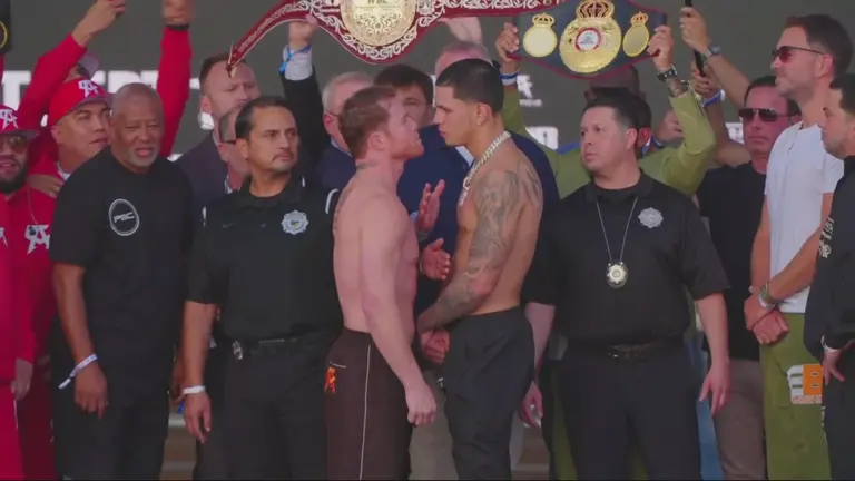 Canelo vs. Berlanga: Pre-fight weigh-in ceremony from Las Vegas | TUDN ...