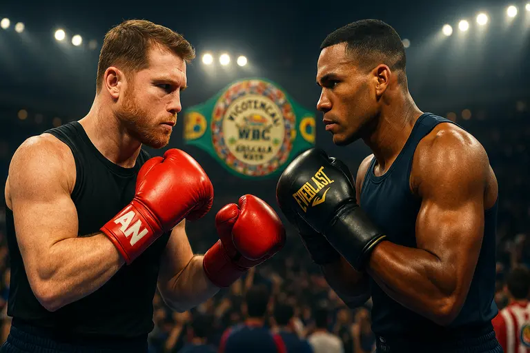 Canelo vs. Scull: Presentan el cinturón conmemorativo Guerrero ...