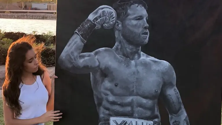 Espectacular retrato impresiona a 'Canelo' Álvarez | TUDN Boxeo | TUDN