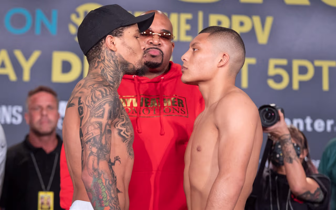 Isaac 'Pitbull' Cruz y Gervonta Tank Davis protagonizan tenso pesaje en ...