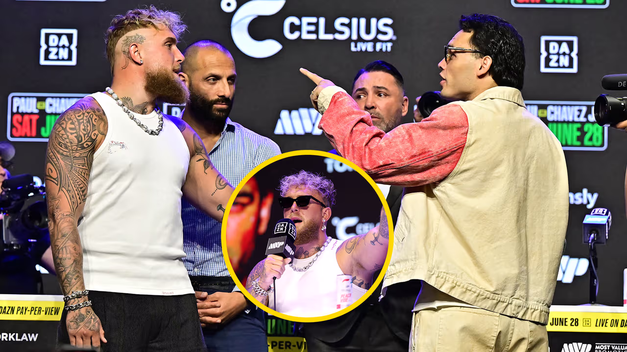 Jake Paul trolea a Chávez Jr. con Peso Pluma y promete noquearlo | TUDN ...