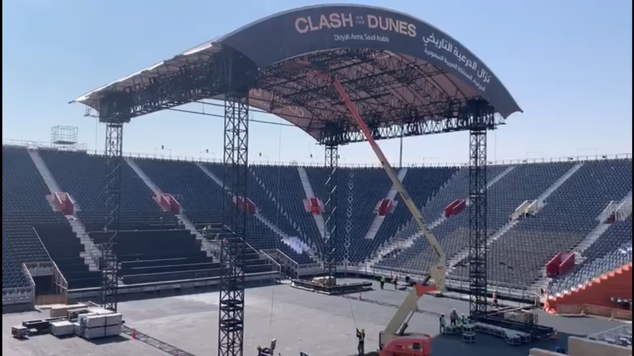 La Diriyah Arena se prepara para recibir Ruiz vs. Joshua II | TUDN ...