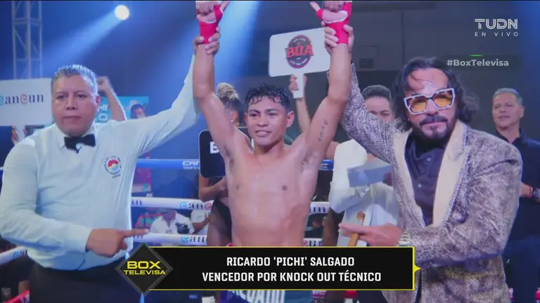 ¡Nocaut fulminante del ‘Pichi’ Salgado en Box Televisa! | TUDN Boxeo | TUDN