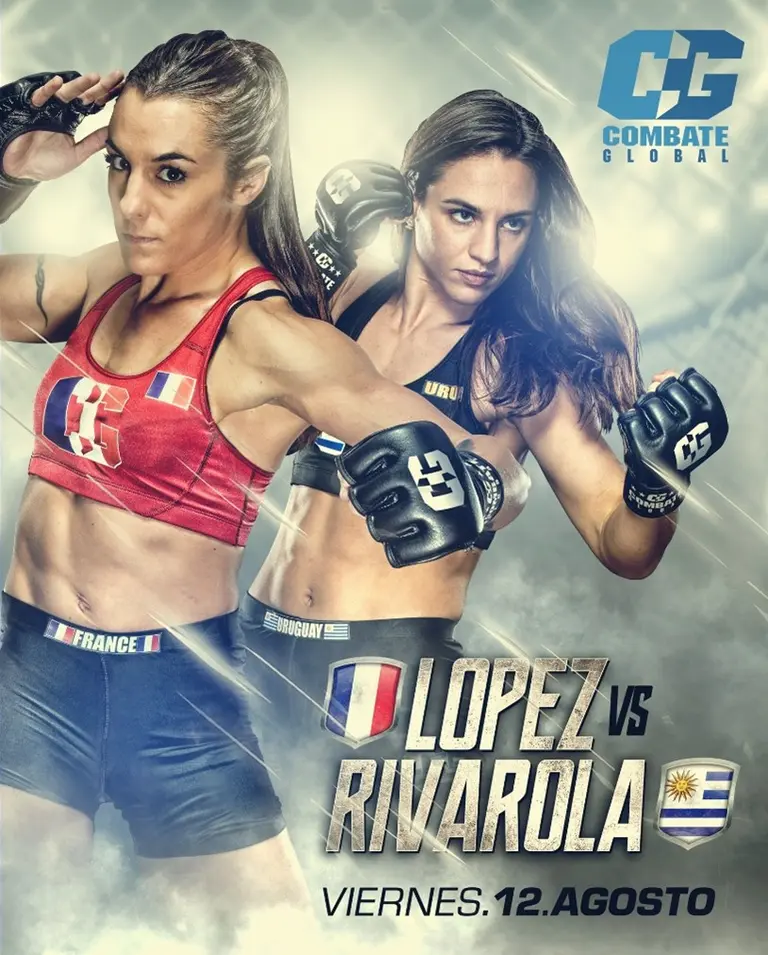 La Previa de Combate Global: uruguaya Camila Rivarola enfrenta francesa ...