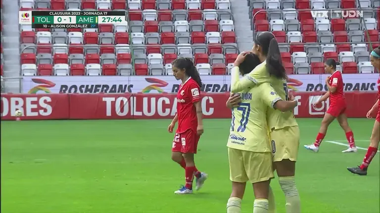 ¡Despliega sus alas! Alison González anota el 0-1 para América | TUDN ...