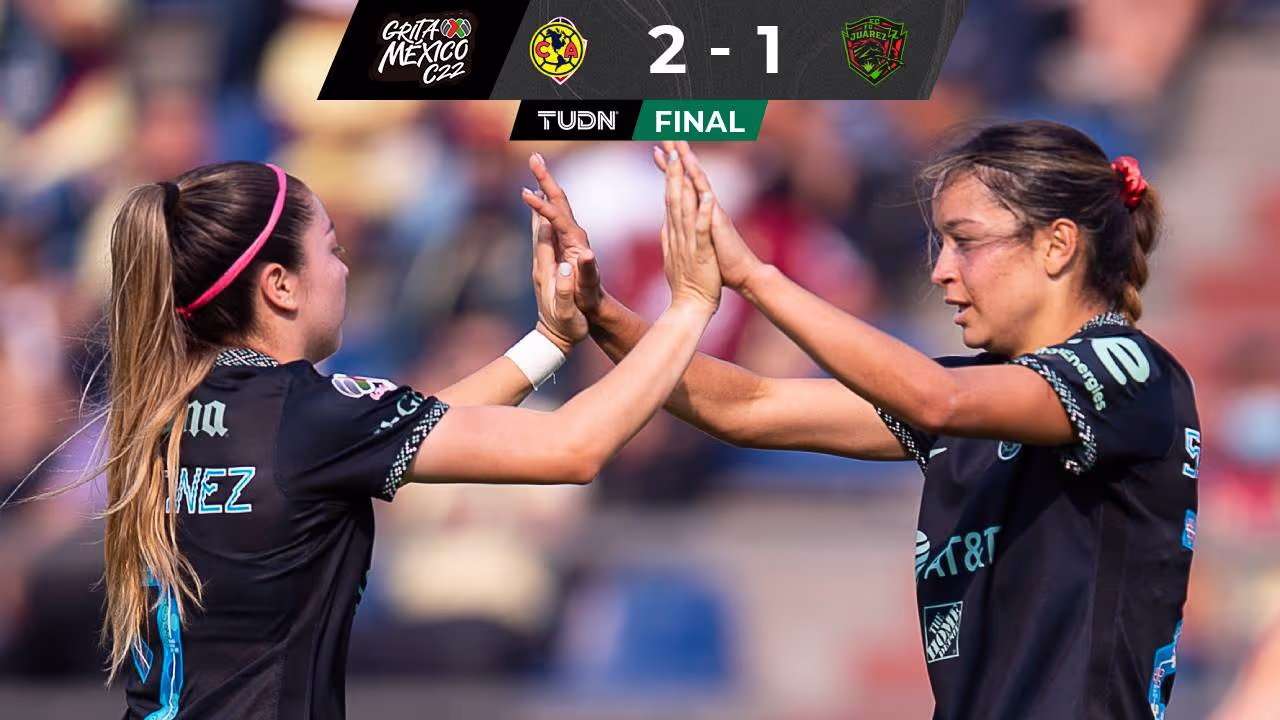 América Femenil 2-1 Juarez FC, Resultado goles y resumen | TUDN Liga MX ...