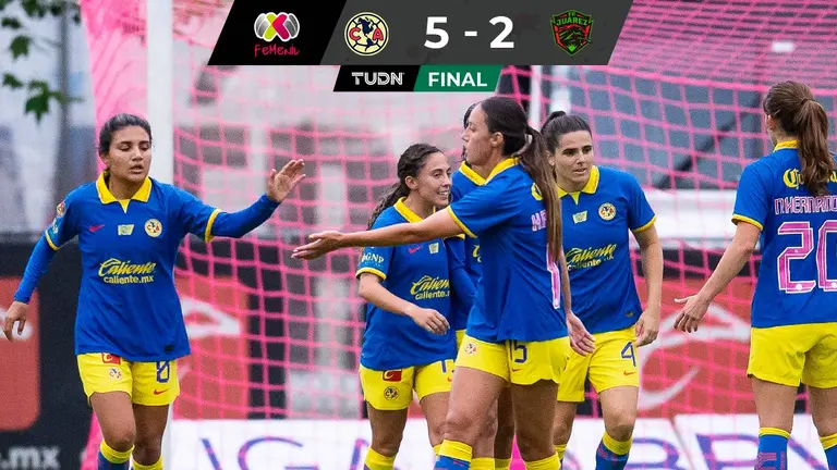 América Femenil golea a Juárez con histórica Katty Martínez | TUDN Liga ...