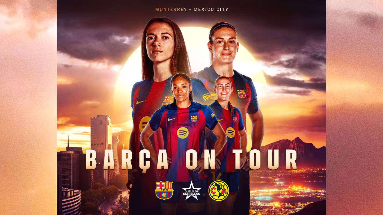 ¡Bomba! Barcelona anuncia partido contra Club América en CDMX | TUDN ...