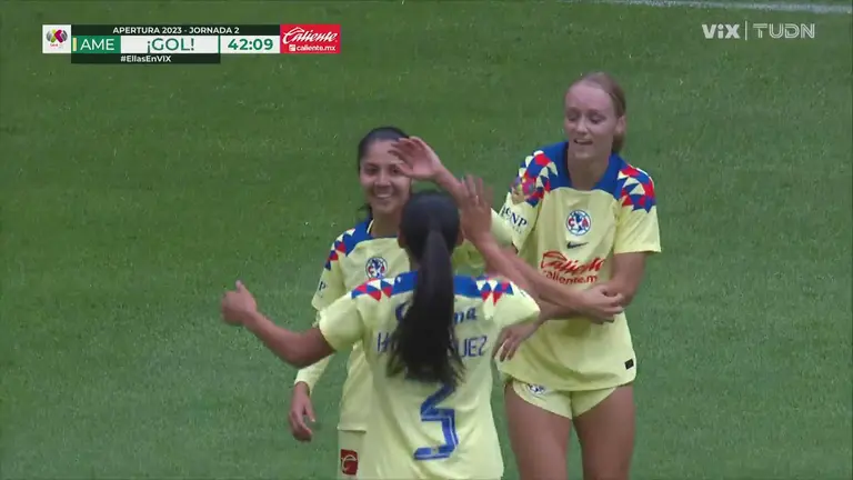 ¡Bombazo! Alison la pone en el ángulo para el 3-0 de América | TUDN ...