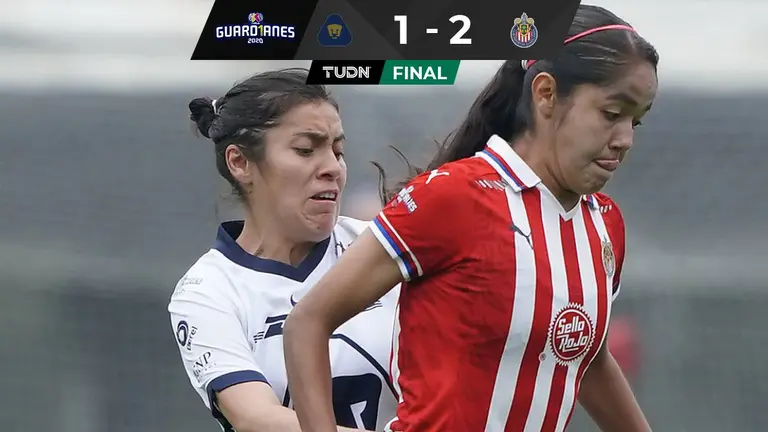 Chivas propina dura derrota 1-2 a Pumas y sube al liderato | TUDN Liga MX Femenil | TUDN
