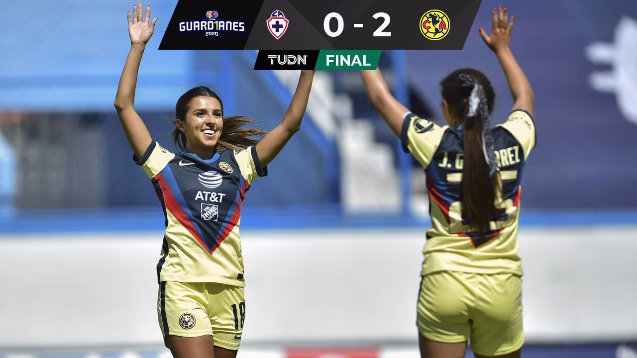 Con goles de Jennifer Muñoz y Daniela Espinosa, América derrotó a Cruz ...