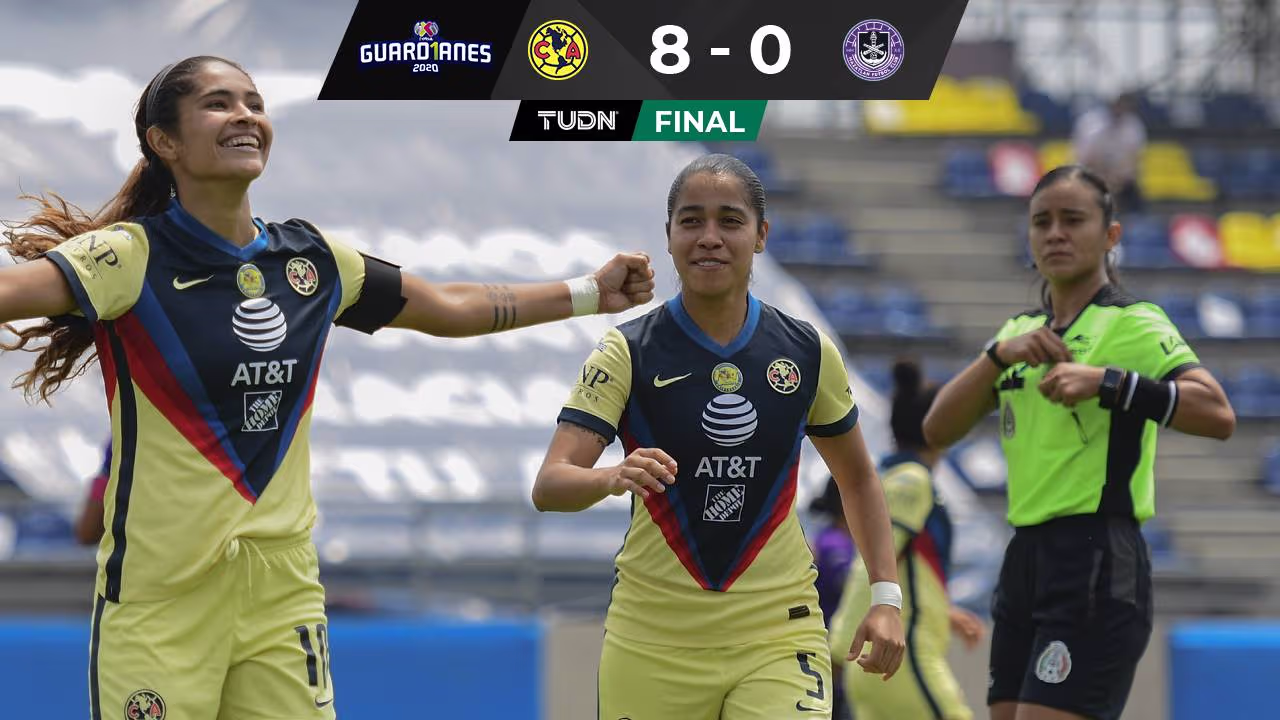 Daniela Espinosa hace historia en goleada del América | TUDN Liga MX ...