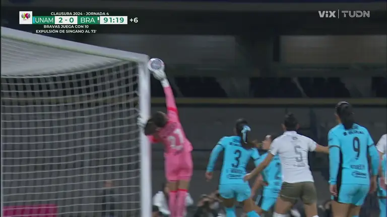 ¡Del ángulo! Heidi evita el descuento de Janelly y Bravas | TUDN Liga ...