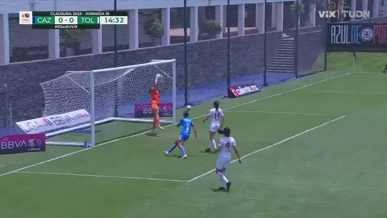 ¡Deslumbrante Kayla! Gran atajada de la portera de Toluca evita el gol ...