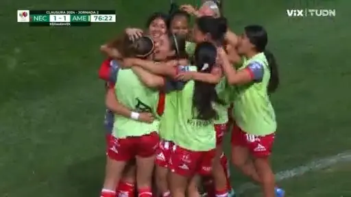 ¡Empata Necaxa! Error de Itzel y Fuentes marca el 1-1 ante América ...