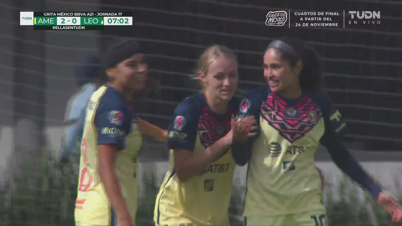 ¡Están dominando! Daniela Espinosa consigue el 2-0 ante León | TUDN ...