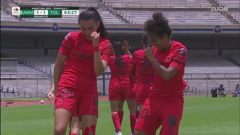 ¡Festeja a ritmo de samba! Pumas no despeja y Brenda Woch hace el 1-1 | TUDN Liga MX Femenil | TUDN