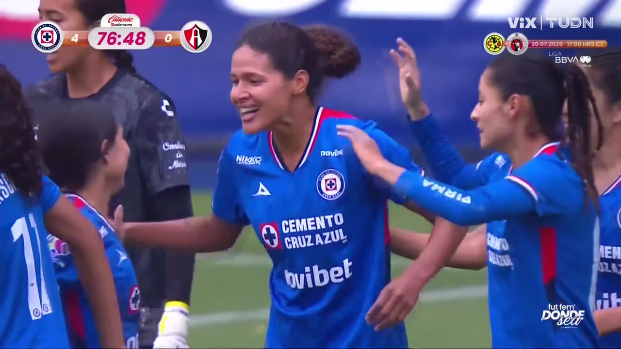 ¡Goooool y triplete! Aerial Chavarín está encendida con Cruz Azul ...