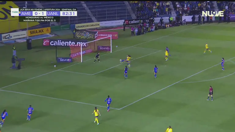 ¡Jogo bonito de Priscila! Golazo de las Águilas para el empate | TUDN ...