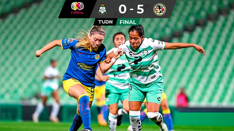 Liga MX Femenil: América golea a Santos en la Jornada 4 de la Liga MX ...