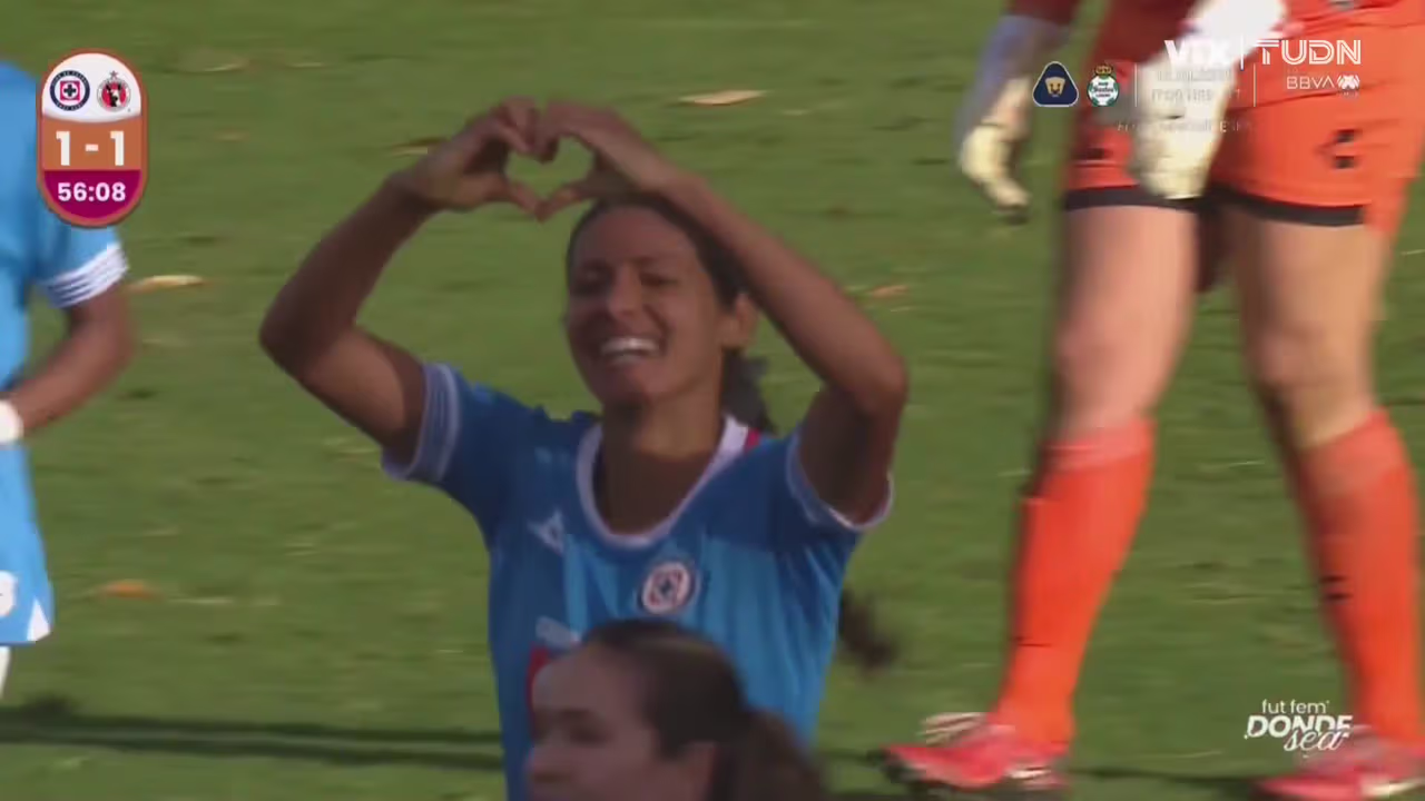 ¡Llega el empate! Chavarin mete el cabezazo y pone el 1-1 Celeste ...