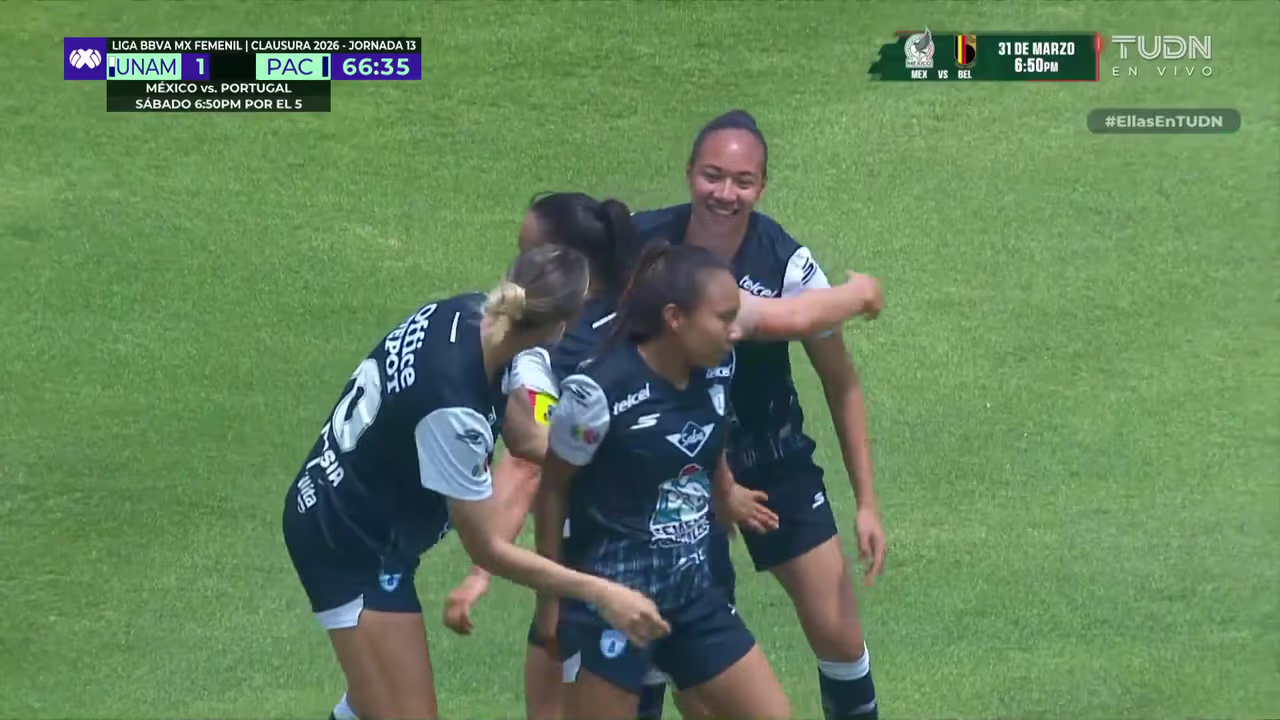 ¡Llegó el segundo de Pachuca! Aline Gomes define con clase | TUDN Liga ...