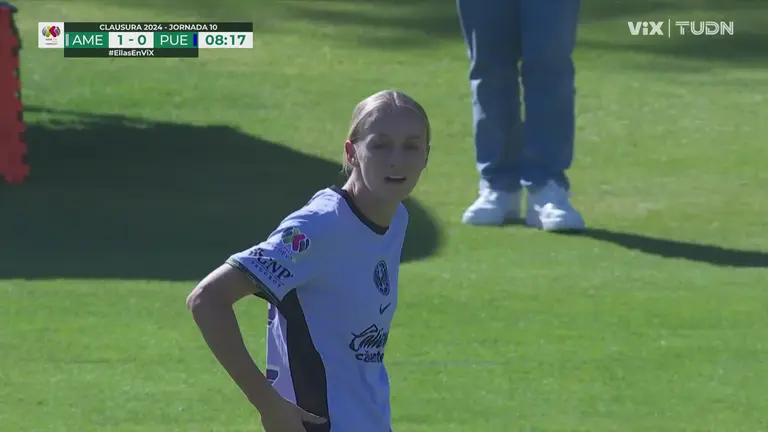 ¡Loco golazo! Sarah Luebbert da la bienvenida al gol para América ...