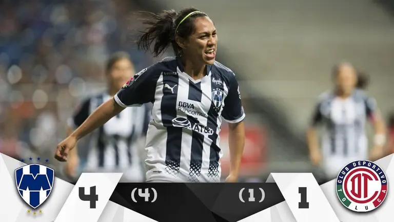 Monterrey vence 4-1 a Toluca y habrá Clásico Regio en la Final de la Liga MX femenil | TUDN Liga ...