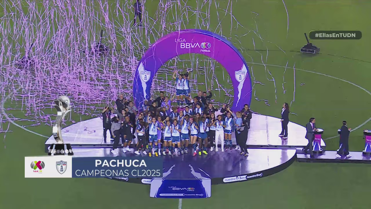 Pachuca levanta su primer trofeo de Liga MX Femenil | TUDN Liga MX ...