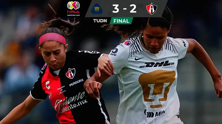 Pumas femenil vence a Atlas pero no evita la eliminación a la Liguilla del Apertura 2022 | TUDN ...