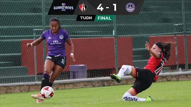 ¡Remontada rojinegra! Atlas debuta con victoria ante Mazatlán | TUDN ...