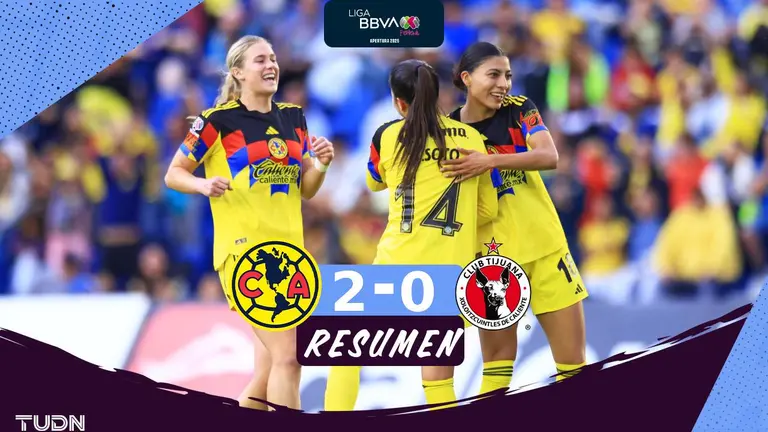 Resumen | América mantiene el paso perfecto al vencer a Tijuana | TUDN ...