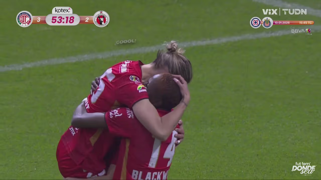 ¡Retoman ventaja! Faustine Robert marca el 3-2 de Toluca sobre Tijuana ...