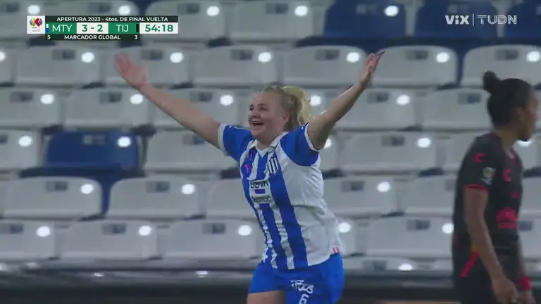 ¡Rubio doblete! Giammona se anima de cabeza y anota el 4-2 para Rayadas ...