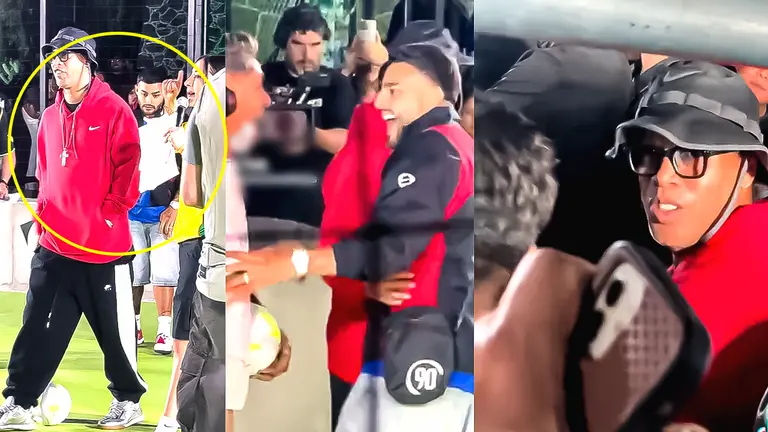 Alexis Vega le hace un túnel perfecto a Ronaldinho e incendia las redes ...