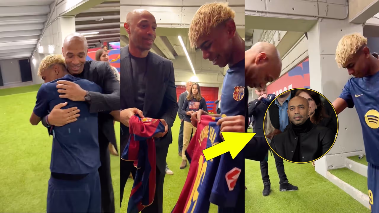 Así fue el épico cara a cara entre Yamal y Henry tras el Clásico | TUDN ...