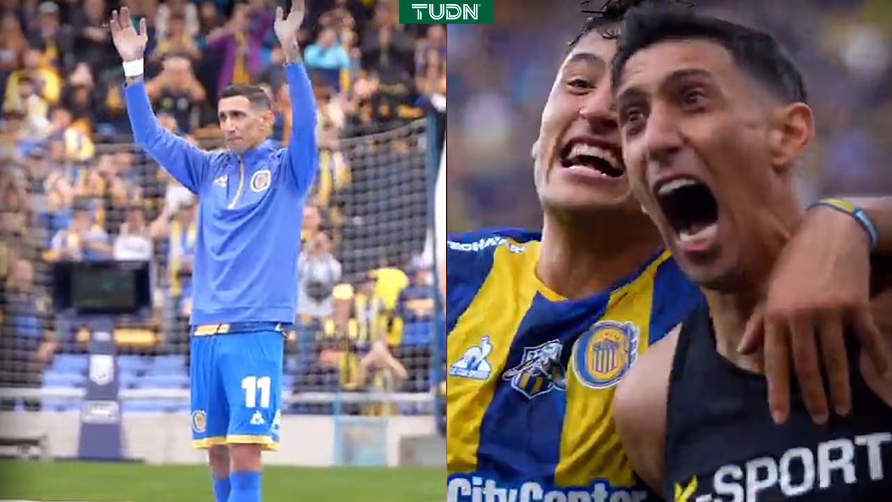 Así fue el regreso de Ángel Di María a Rosario Central | TUDN Fútbol | TUDN