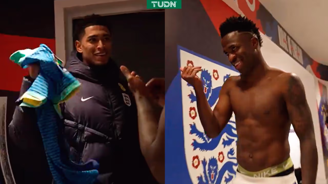 Bellingham ‘rechaza’ playera de Vinícius tras el Inglaterra vs. Brasil ...