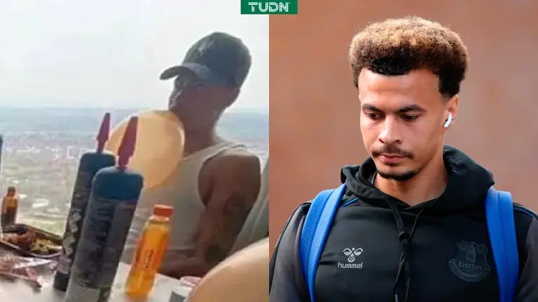 Captan a futbolista Besiktas Dele Alli inhalando la supuestra droga ...
