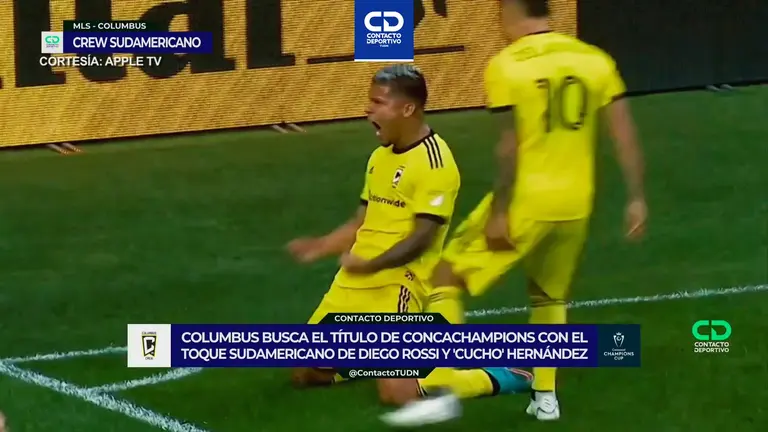 El toque sudamericano del Columbus Crew | TUDN Concacaf Champions Cup ...