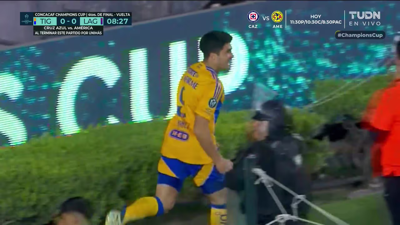 ¡Golazo de Tigres! Brutal asistencia de Lainez y gran remate de Nico ...