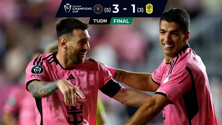 Inter Miami elimina al Nashville de Concacaf Champions Cup con goles de Messi y Suárez | TUDN ...