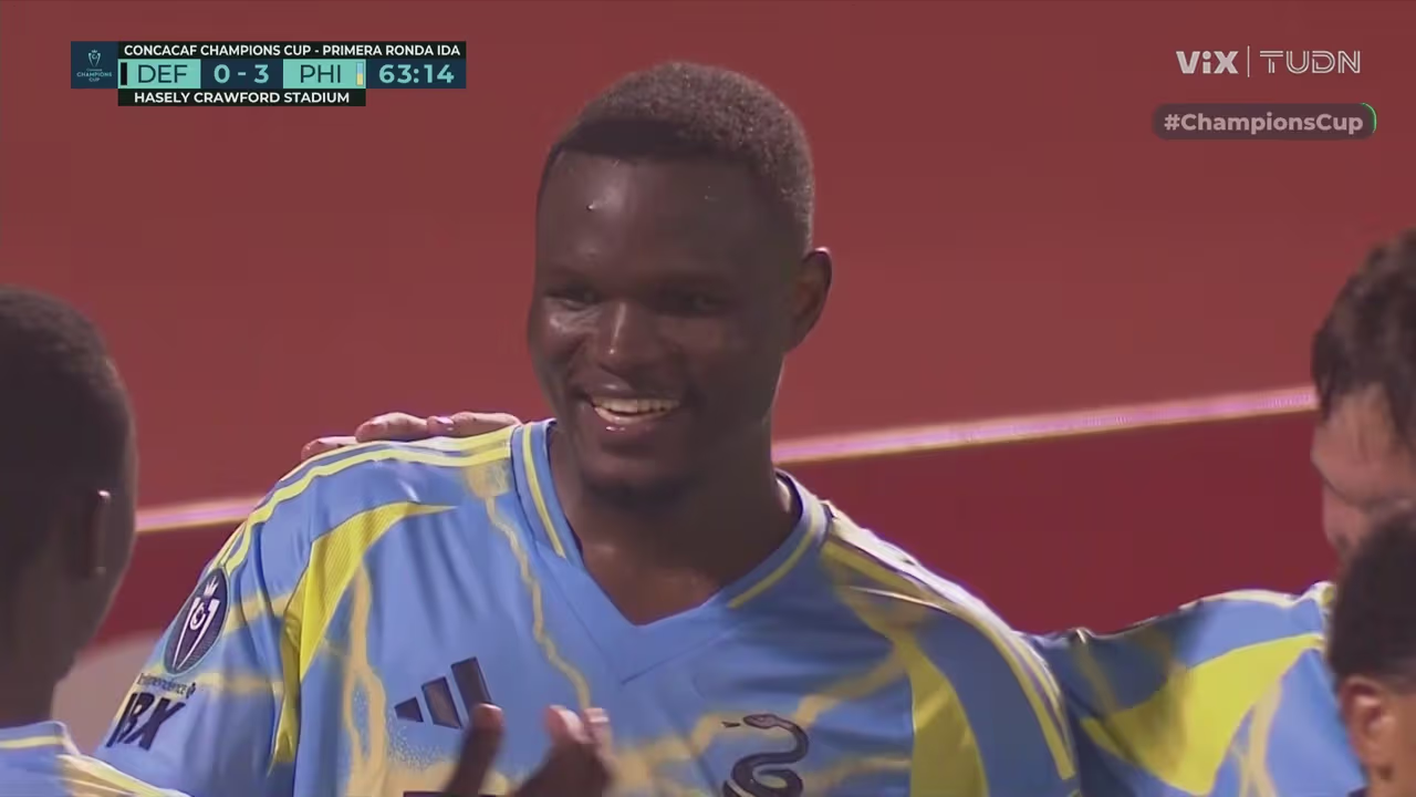 ¡Philadelphia Union golea al Defence Force! Remate de Makhanya | TUDN ...