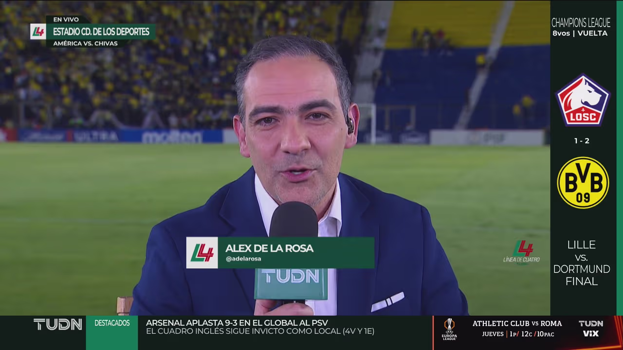 Polémica declaración de Alex de la Rosa sobre la goleada a Chivas ...