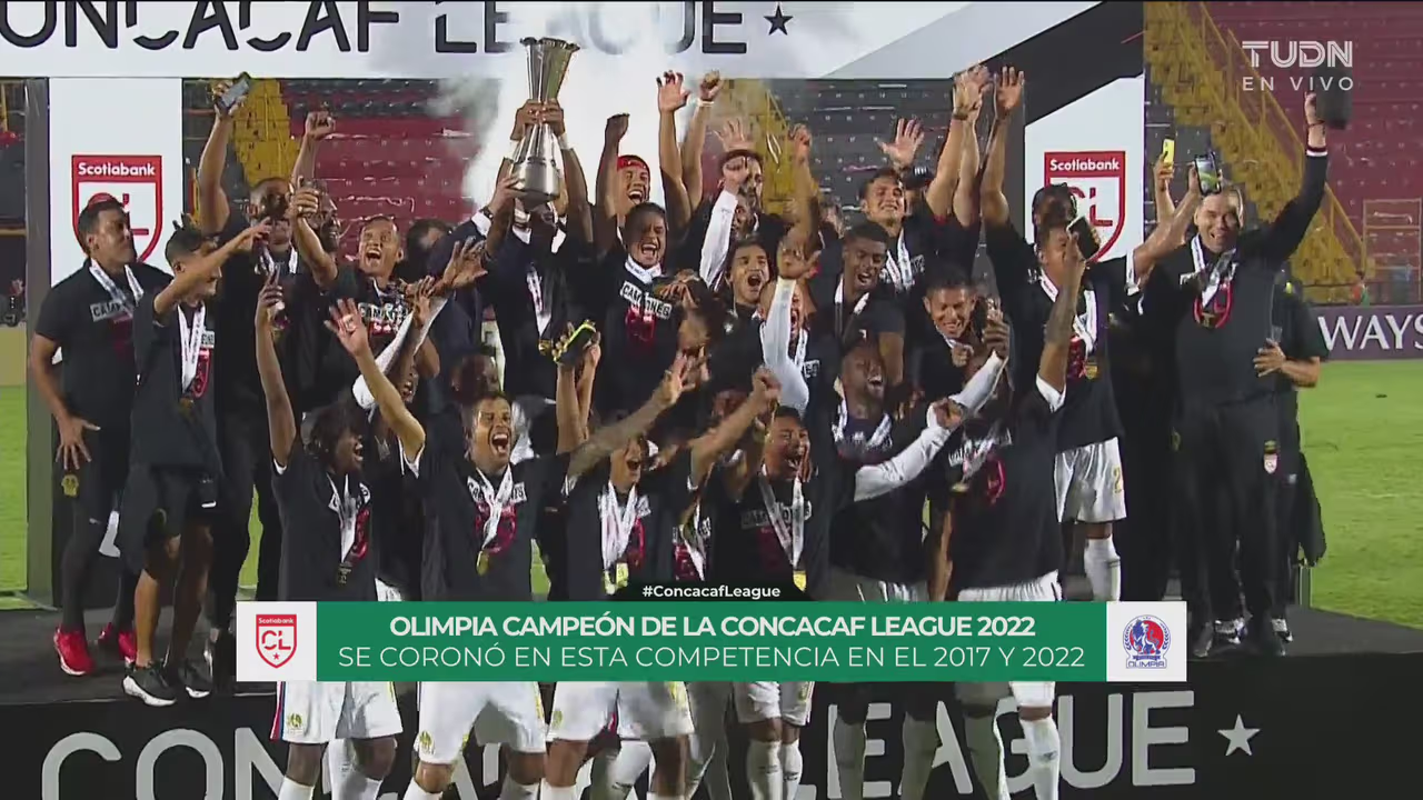 Olimpia levanta por segunda vez el trofeo de la Concacaf League | TUDN ...