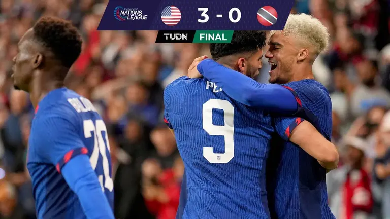 Estados Unidos 3-0 Trinidad y Tobago, Cuartos de Final ida, Nations ...